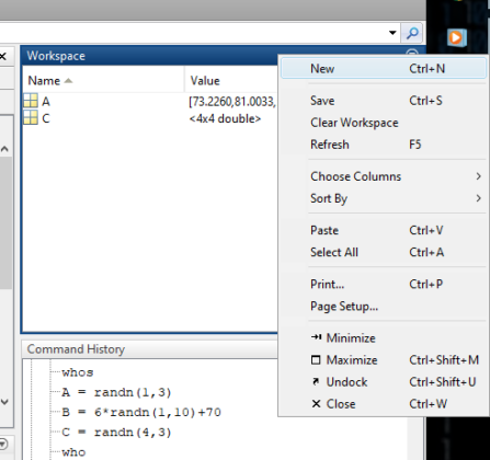 Penggunaan dan Fungsi Workspace pada MATLAB - Advernesia