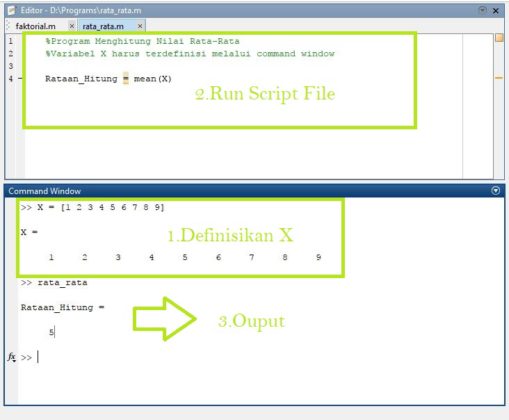 Perintah Input pada MATLAB Menggunakan Script File - Advernesia Perintah Input pada MATLAB Menggunakan Script File - Advernesia