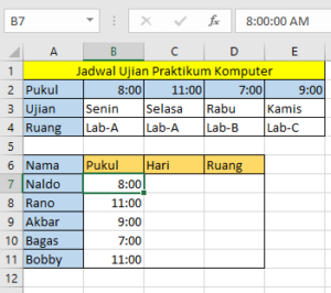 Cara Menggunakan Rumus Excel VLOOKUP dan HLOOKUP - Advernesia