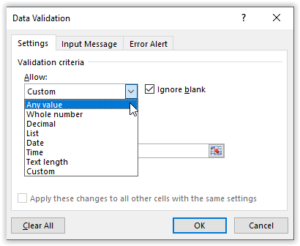 Pengertian dan Membuat Data Validation pada Excel - Advernesia