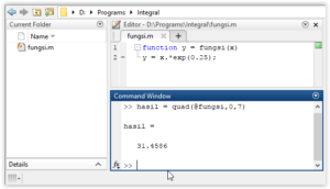 Numerical Integration: Menyelesaikan Integral Dengan MATLAB