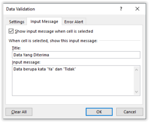 Pengertian dan Membuat Data Validation pada Excel - Advernesia