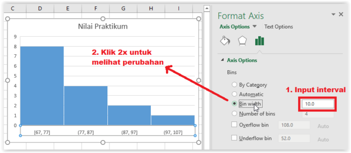 2 Jenis Histogram dan Cara Membuat Histogram di Excel