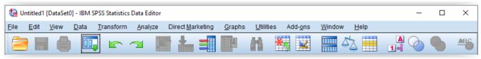 Fungsi Toolbar dan Menu Bar pada SPSS - Advernesia