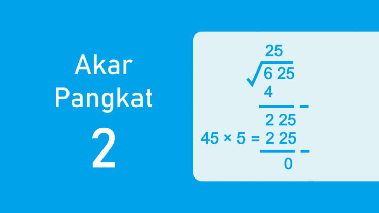 Akar Pangkat 2 | Cara Menghitung Akar Kuadrat dan Contohnya