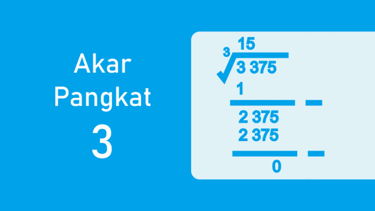 Akar Pangkat 3 | Cara Menghitung Akar Pangkat 3 - Advernesia