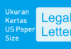 Ukuran Kertas A0, A1, A2, A3, A4, A5, A6, A7, A8, A9, A10 (Seri A)