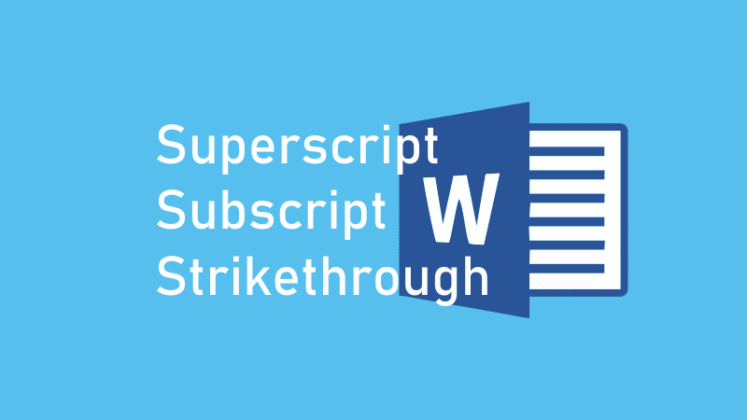 Pengertian Superscript, Subscript, Strikethrough, dan Penggunaan di Word Pengertian Superscript, Subscript, Strikethrough, dan Penggunaan di Word