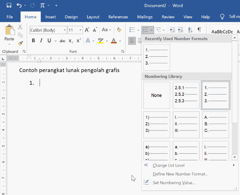 Bullets Numbering Multilevel List How To Create A List In 