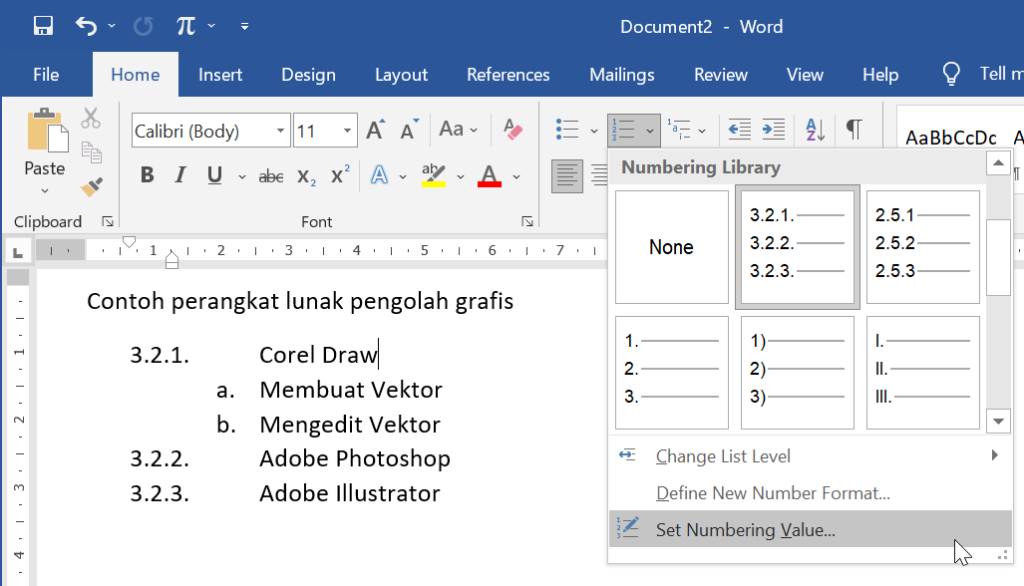 Bullets, Numbering, & Multilevel List | Cara Membuat List di Microsoft Word