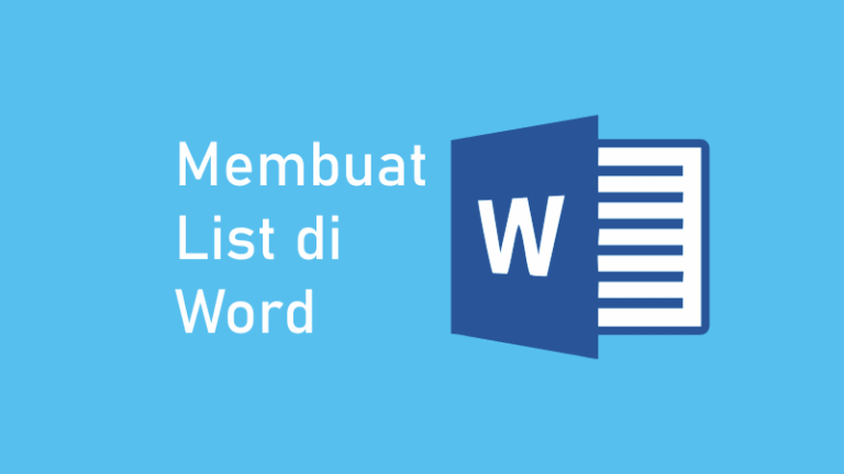 Bullets, Numbering, & Multilevel List | Cara Membuat List di Microsoft Word