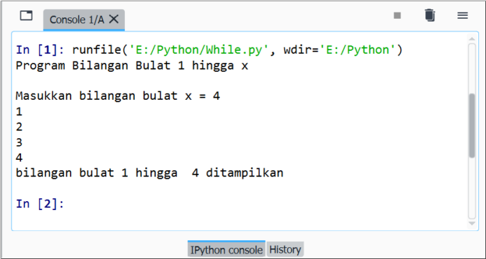 while Python | Perulangan while di Python dan Contohnya - Advernesia