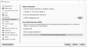 Cara Konfigurasi Conda di Spyder IDE - Advernesia