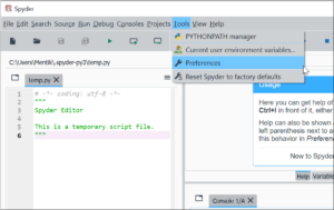 Cara Konfigurasi Conda di Spyder IDE - Advernesia